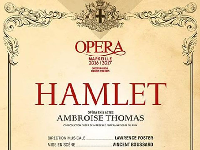 Hamlet - Opéra de Marseille (2016) (Production - Marseille, france ...