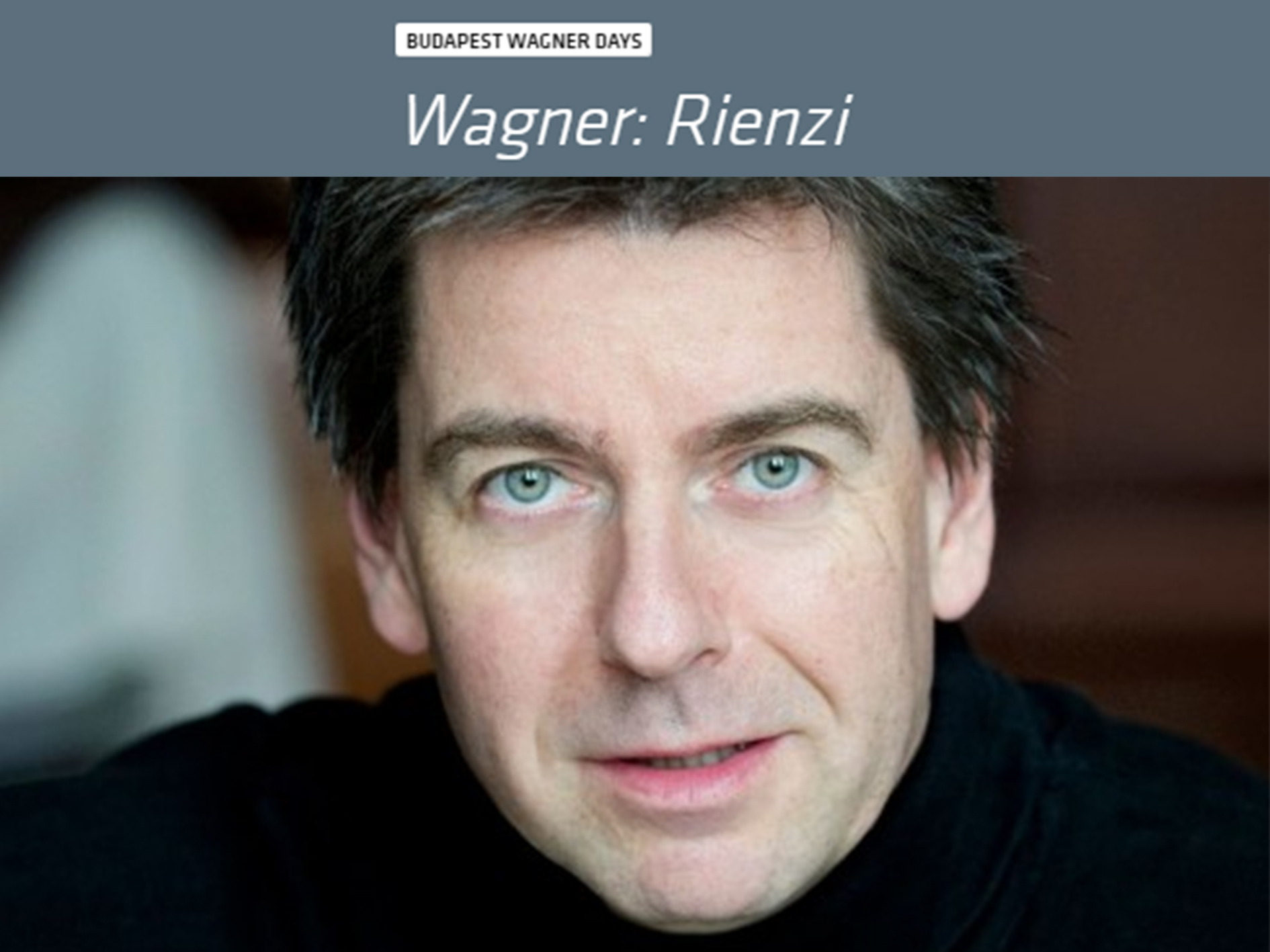 Rienzi - Budapest Wagner Festival (2017) (Production - Budapest ...