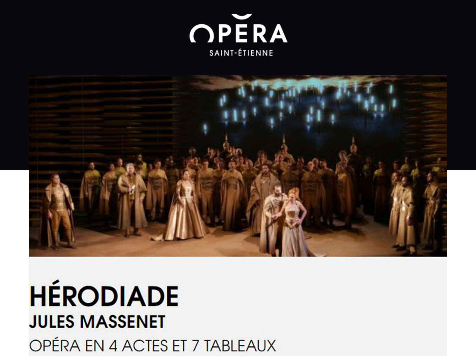 Hérodiade - Saint-Etienne Opera house (2018) (Production - Saint ... Hérodiade - Saint-Etienne Opera house (2018) (Production - Saint ...