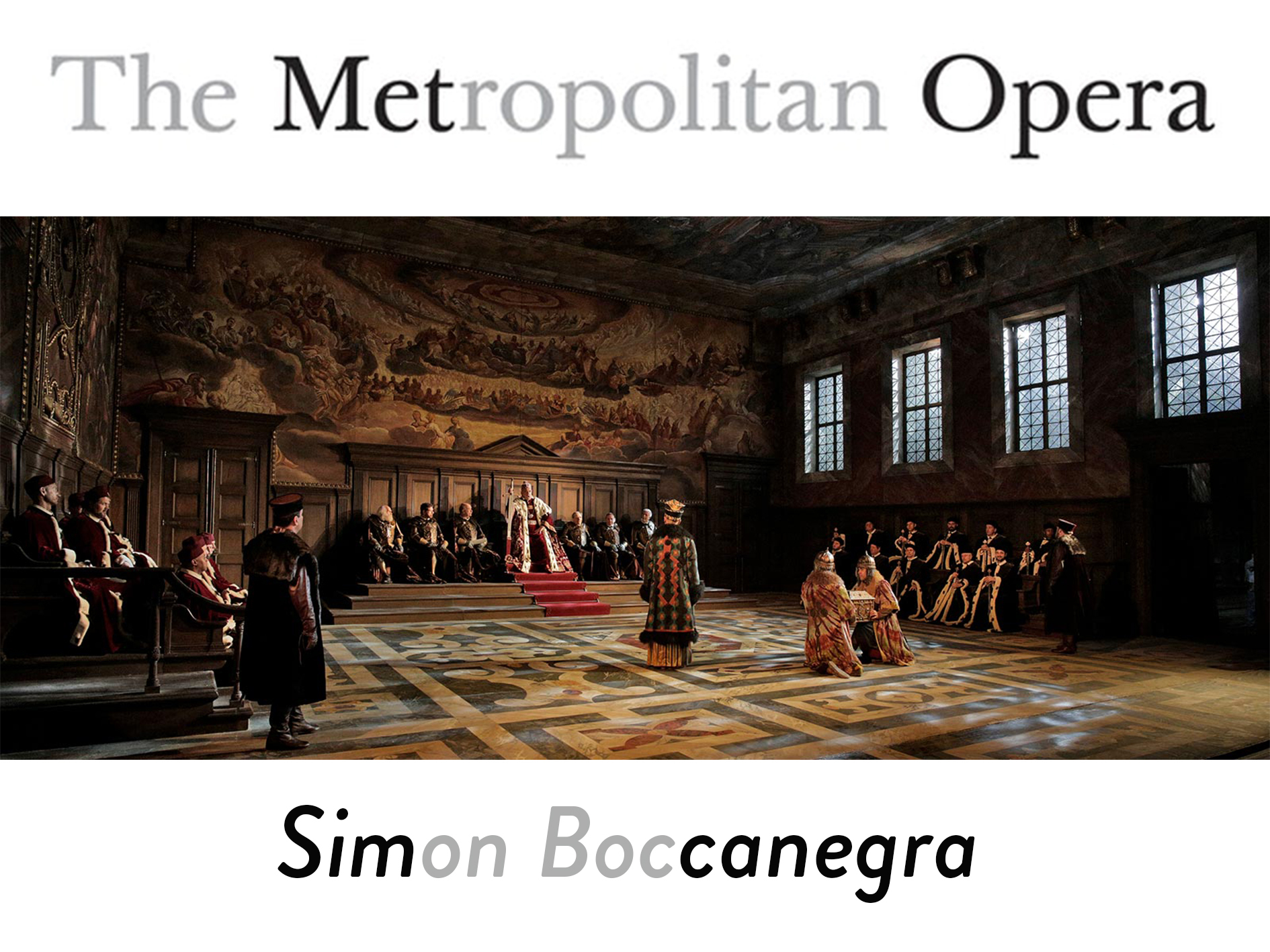 Simon Boccanegra - The Metropolitan Opera (2020) (Production - New York ...