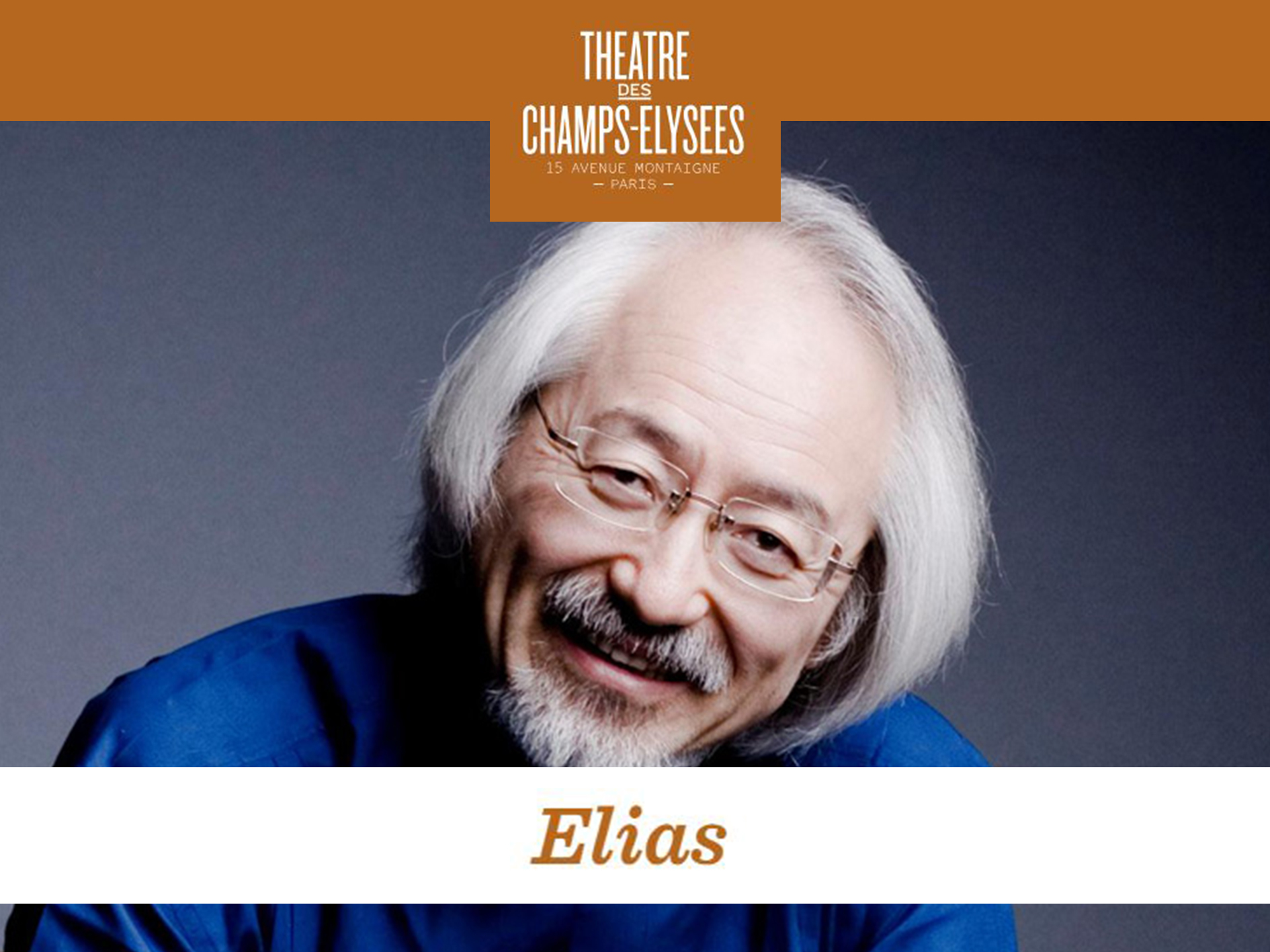 Elias - Théâtre des Champs-Élysées (2019) (Production - Paris, france ...