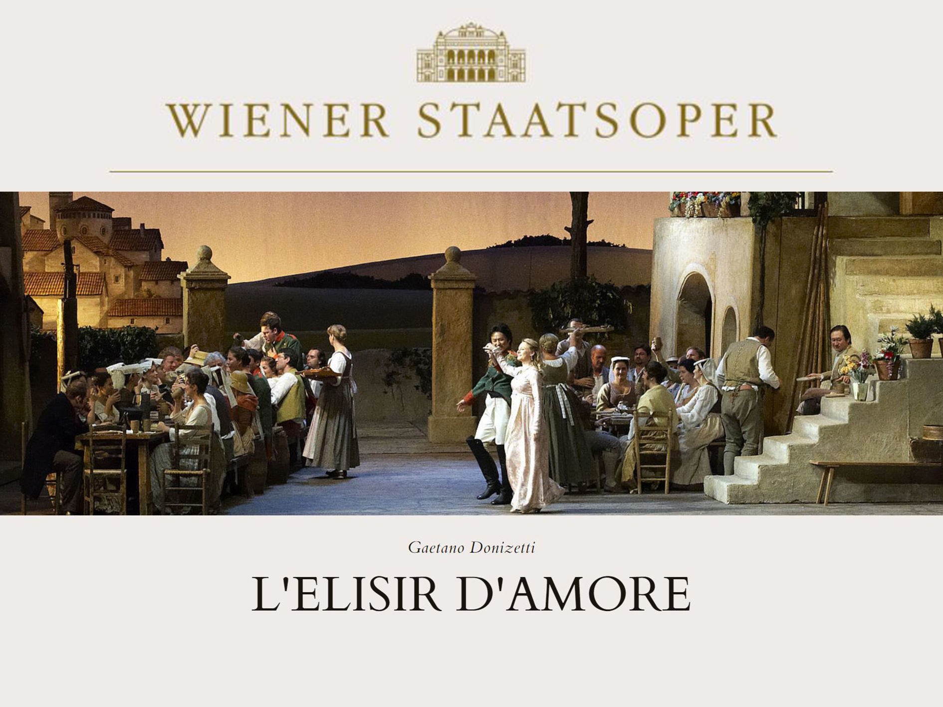 The Elixir of Love - Wiener Staatsoper (2019-2020) (Production - Wien ...