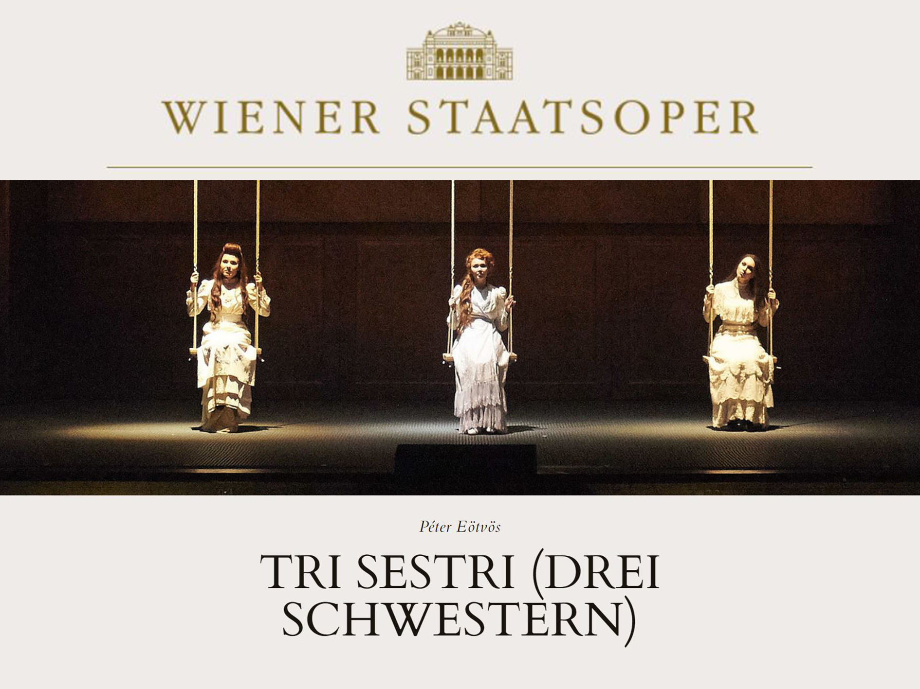 Three Sisters - Wiener Staatsoper (2020) (Production - Wien, austria ...
