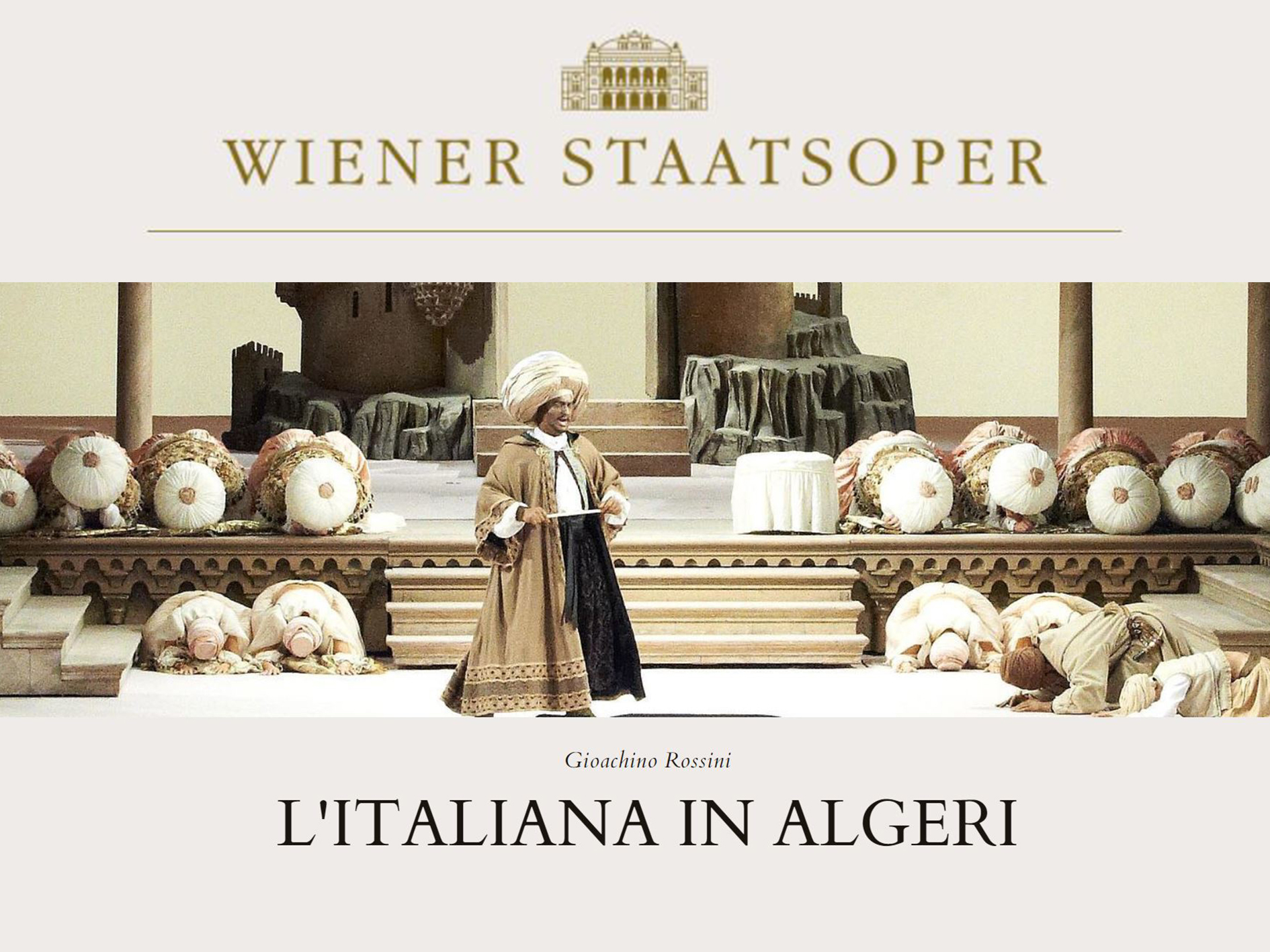 L’italiana in Algeri - Wiener Staatsoper (2020) (Production - Wien ...
