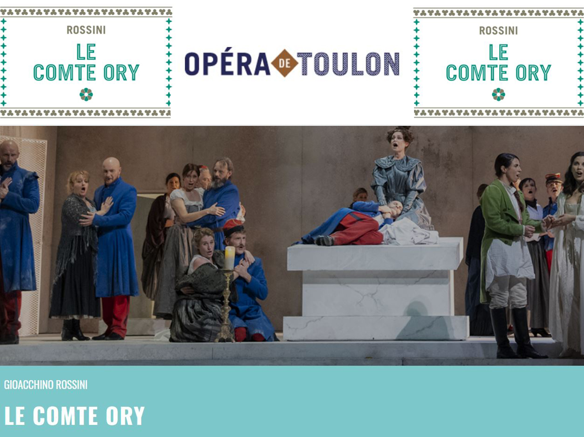 Le Comte Ory - Opéra de Toulon (2020) (Production - Toulon, france ...