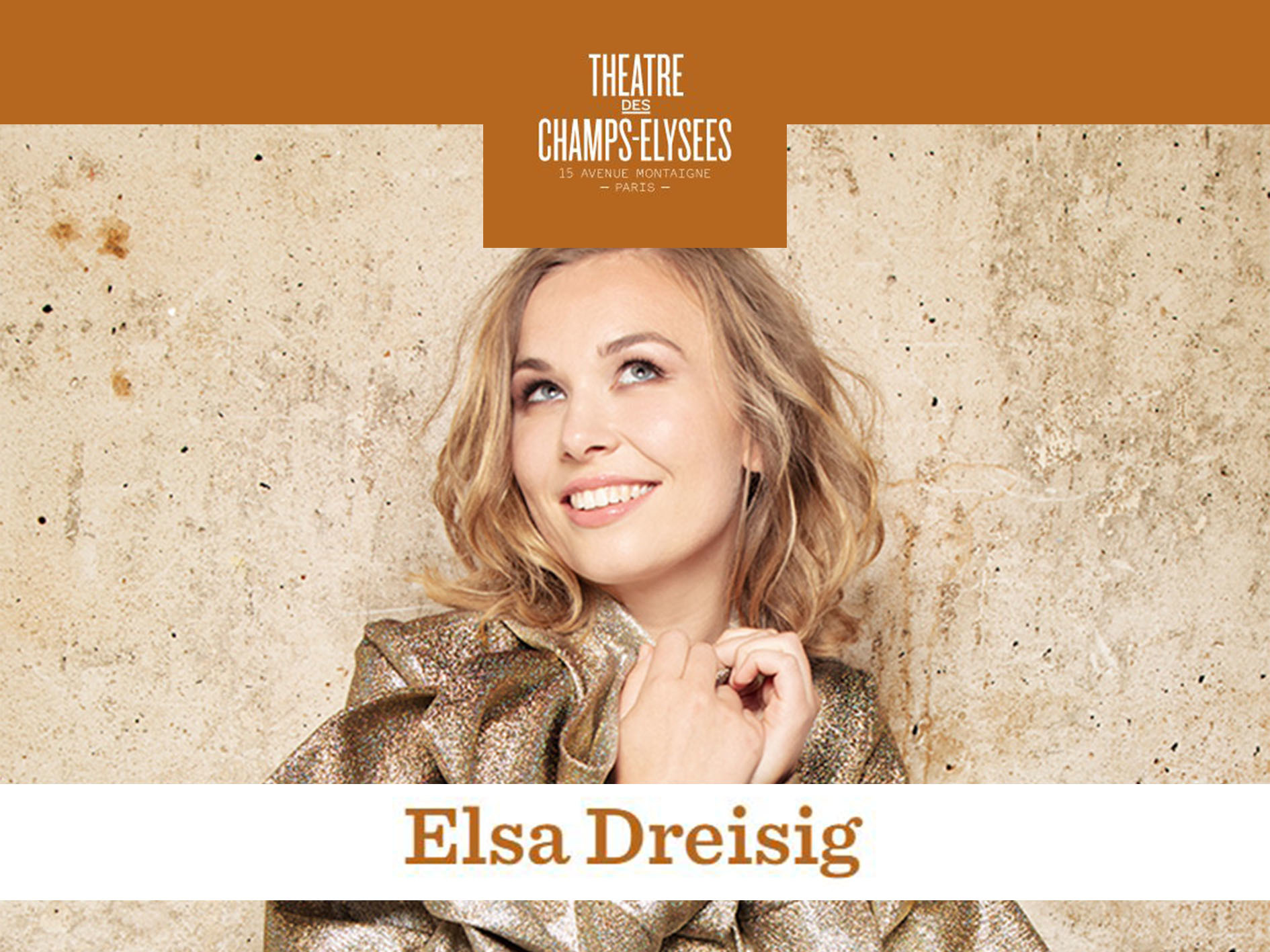 Concert Elsa Dreisig - Théâtre des Champs-Élysées (2020) (Production ...