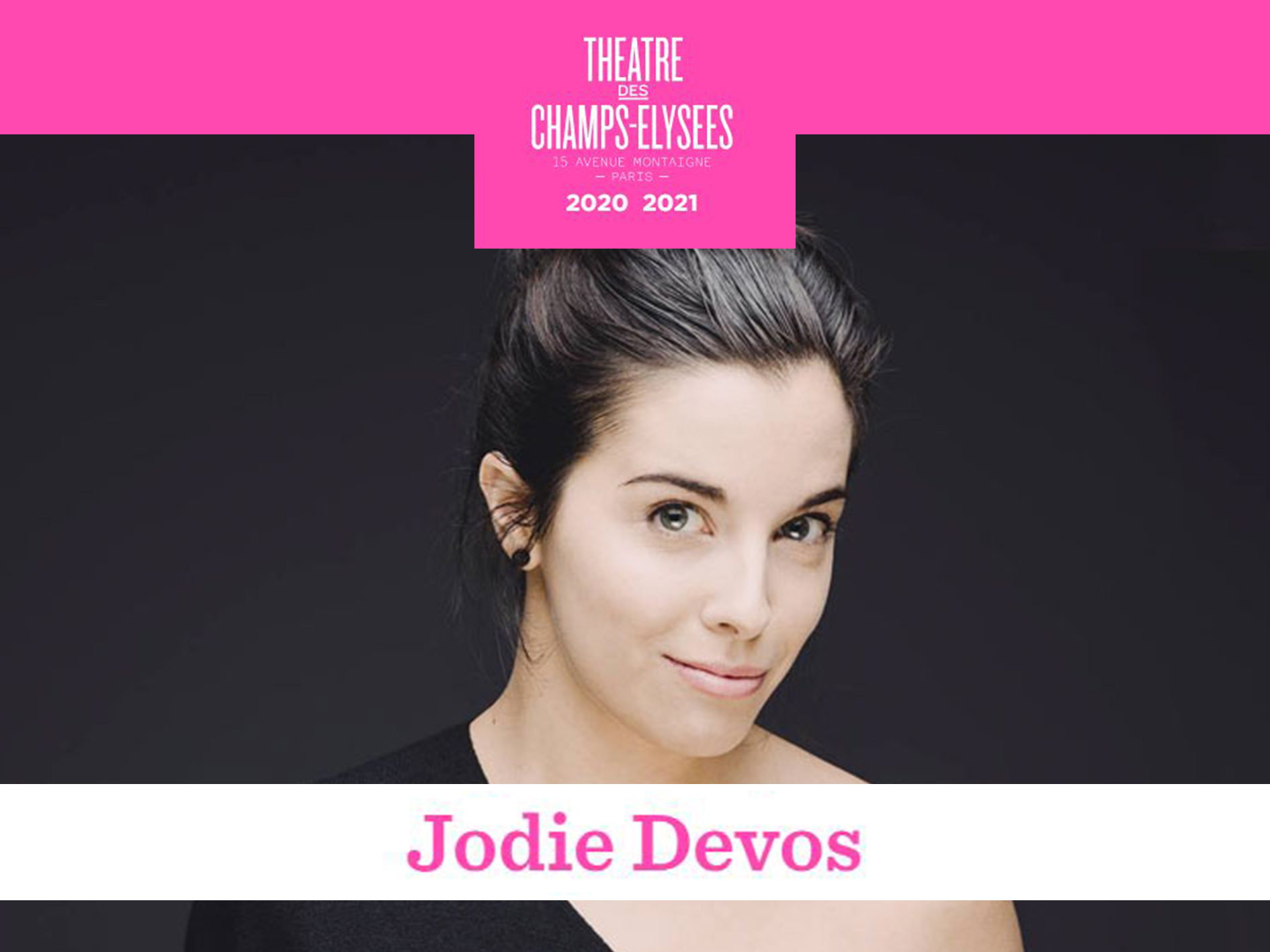 Récital Jodie Devos - Théâtre des Champs-Élysées (2021) (Production ...