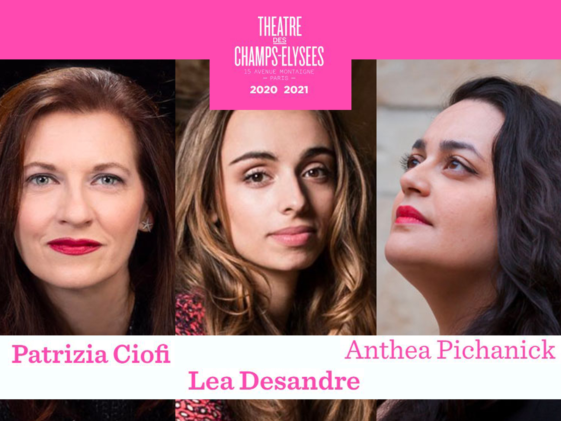 Konzert Patrizia Ciofi, Lea Desandre und Anthea Pichanick - Théâtre des ...