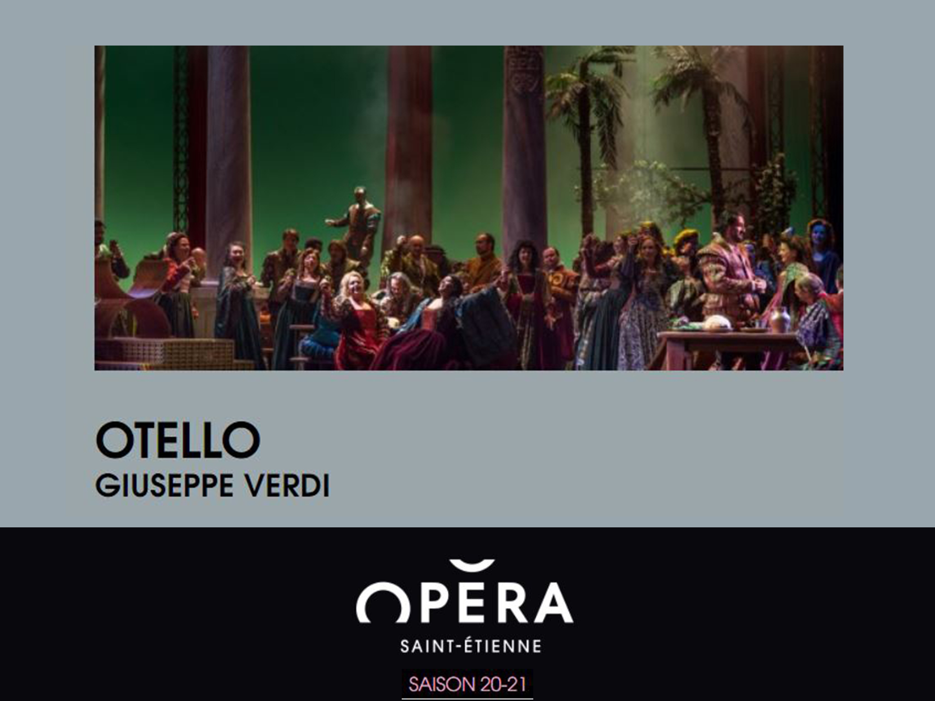 Otello - Saint-Etienne Opera house (2021) (Production - Saint-Étienne ...