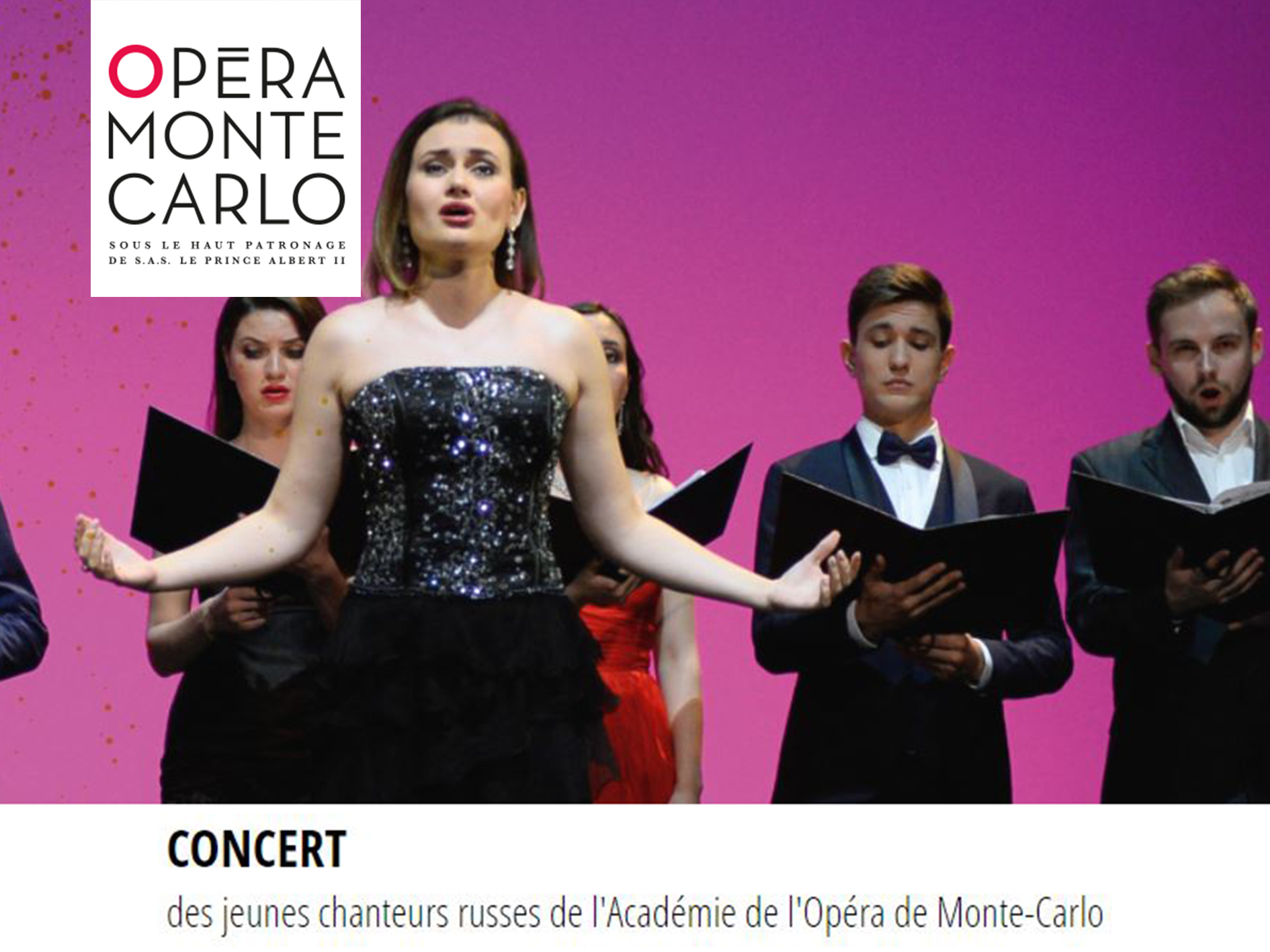 Concert of young Russian singers from the Monte-Carlo Opera Academy ...