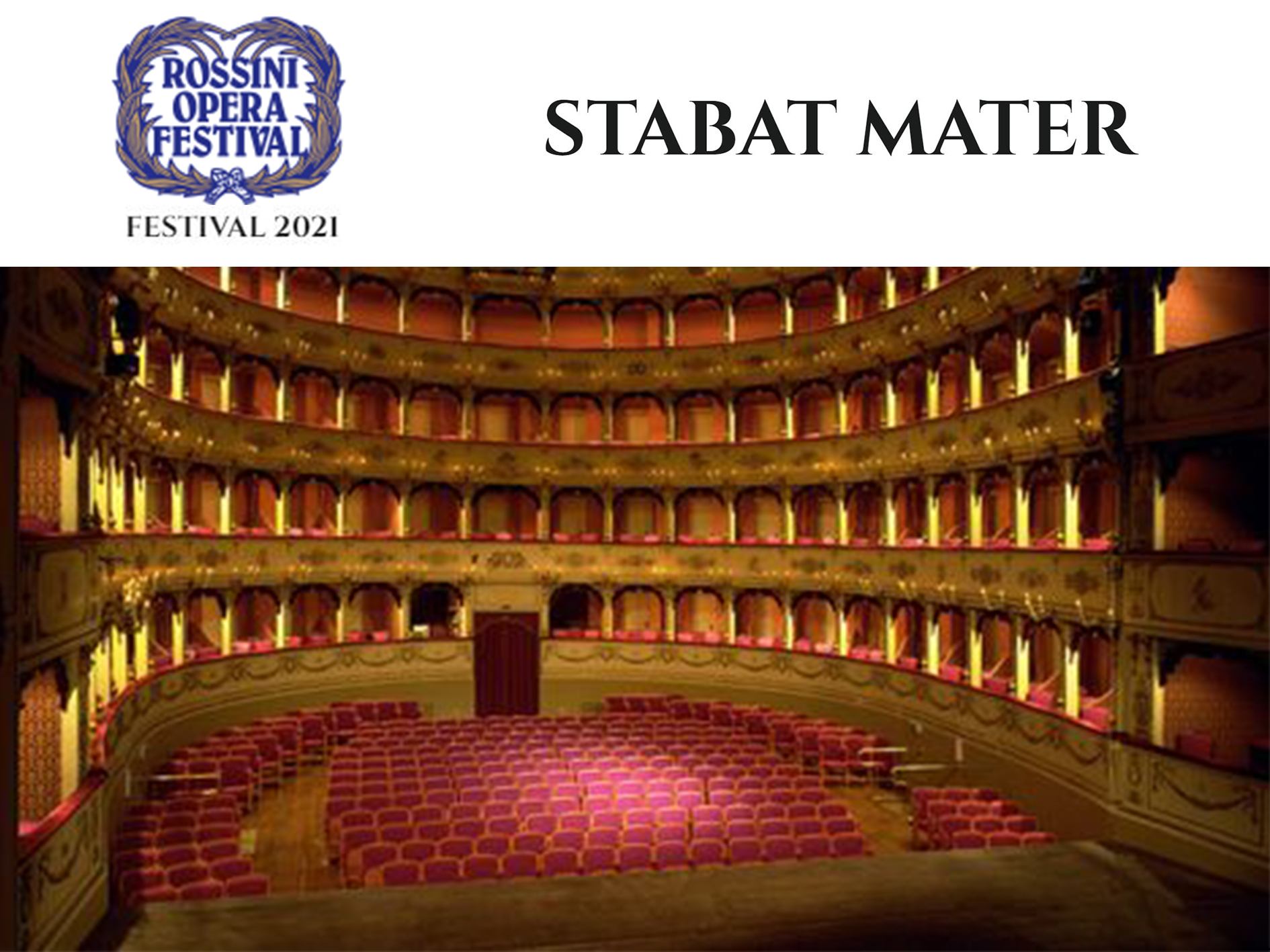 Stabat Mater (Rossini) - Rossini Opera Festival (2021) (Production ...