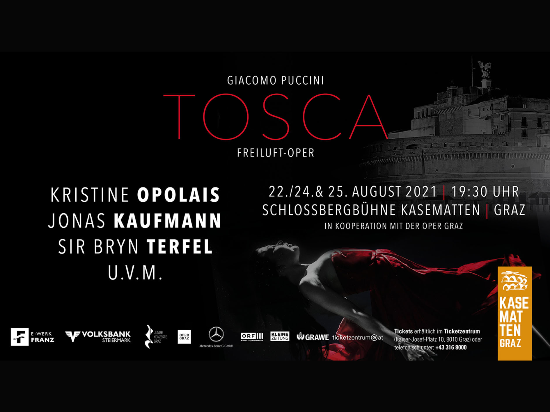 Tosca - Schloßbergbühne Kasematten (2021) (Production - graz, austria ...