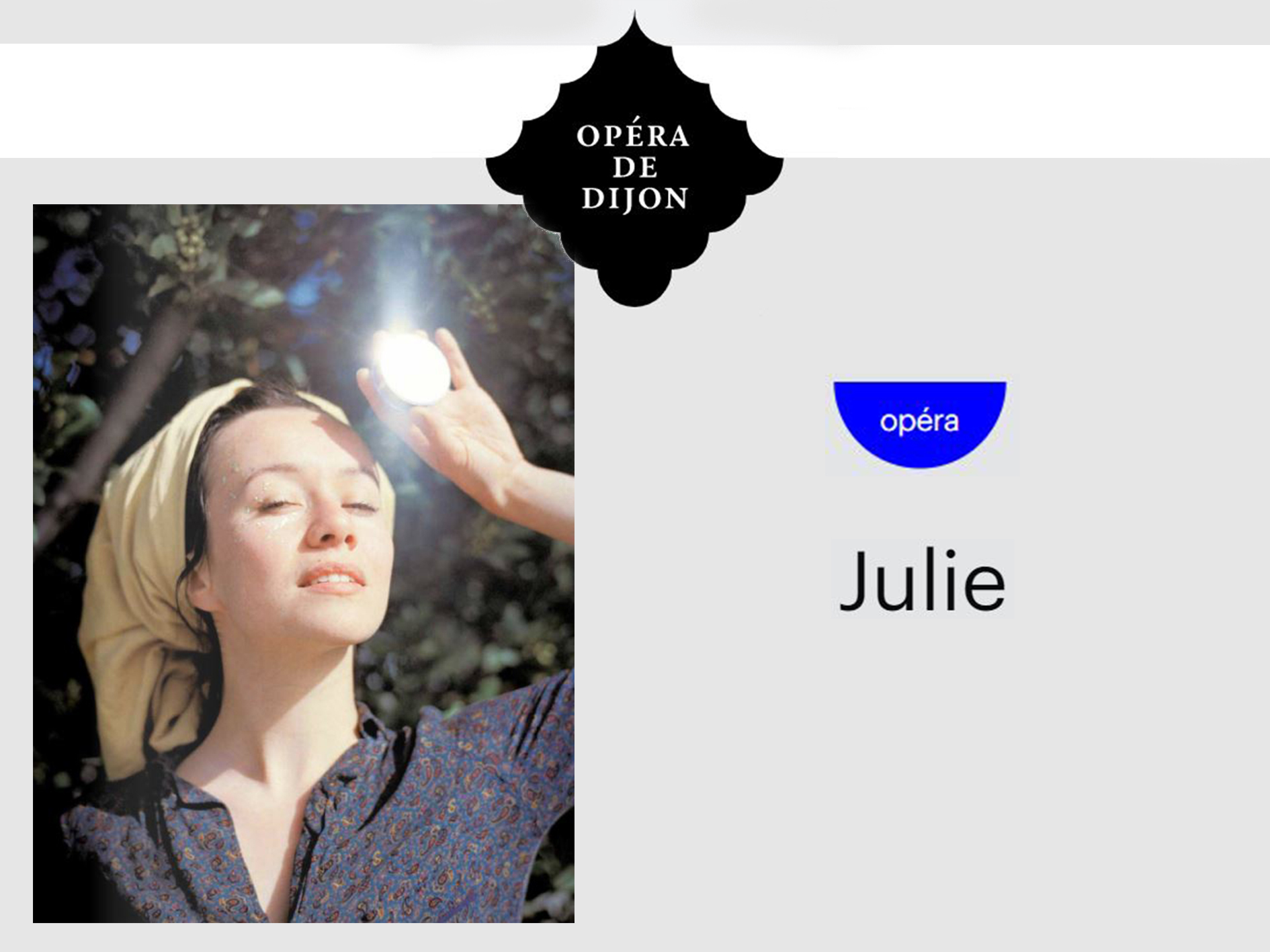 Julie - Dijon Opera house (2022) (Production - Dijon, france) | Opera ...