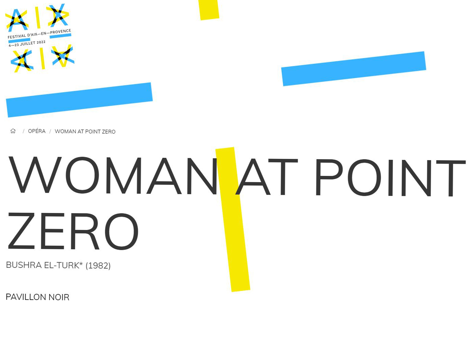 Woman at point zero - Aix-en-Provence Festival (2022) (Production) | Opera Online - The opera ...