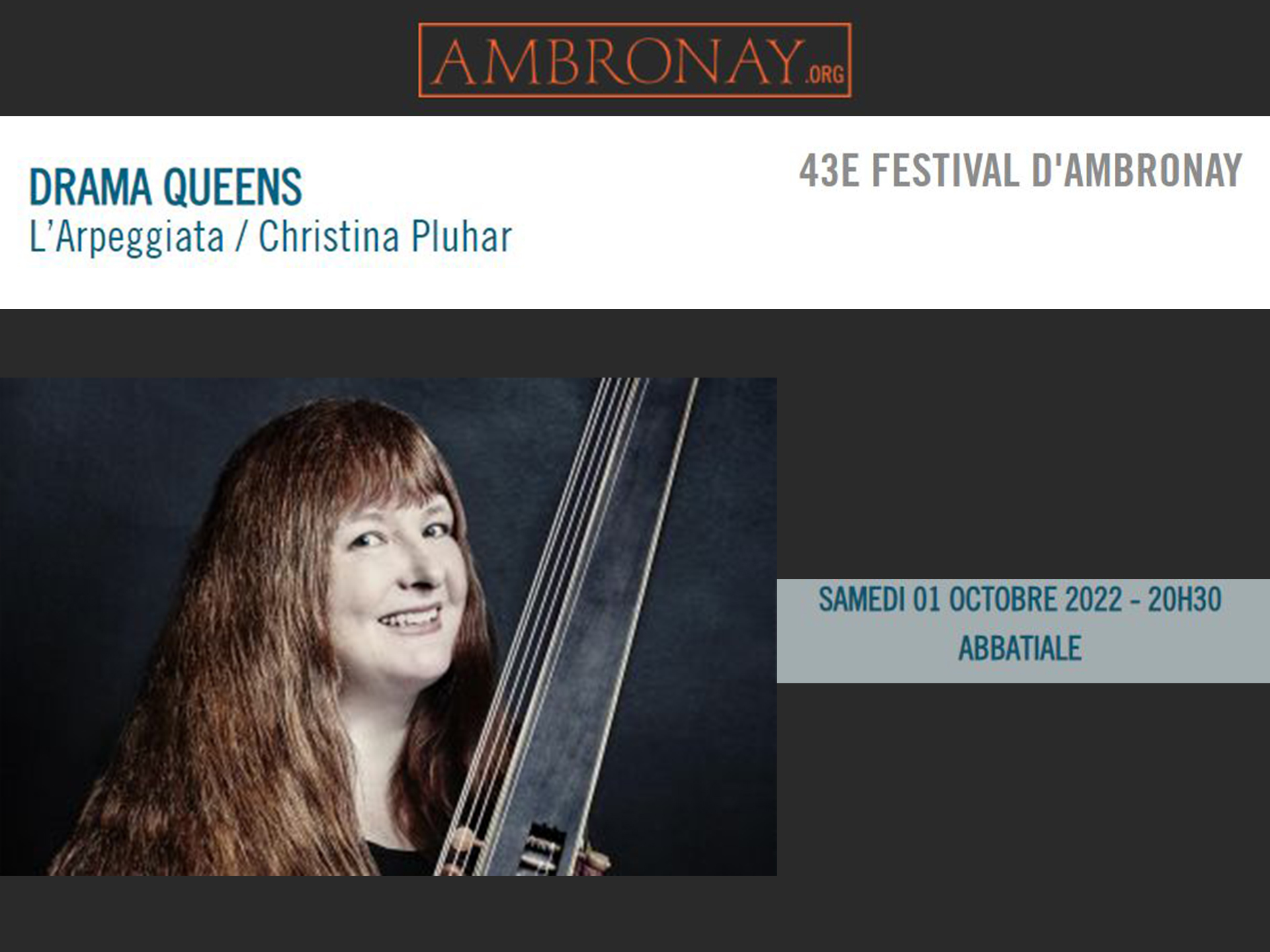 Drama Queens - Ambronay Festival (2022) (Production - Ambronay, france ...