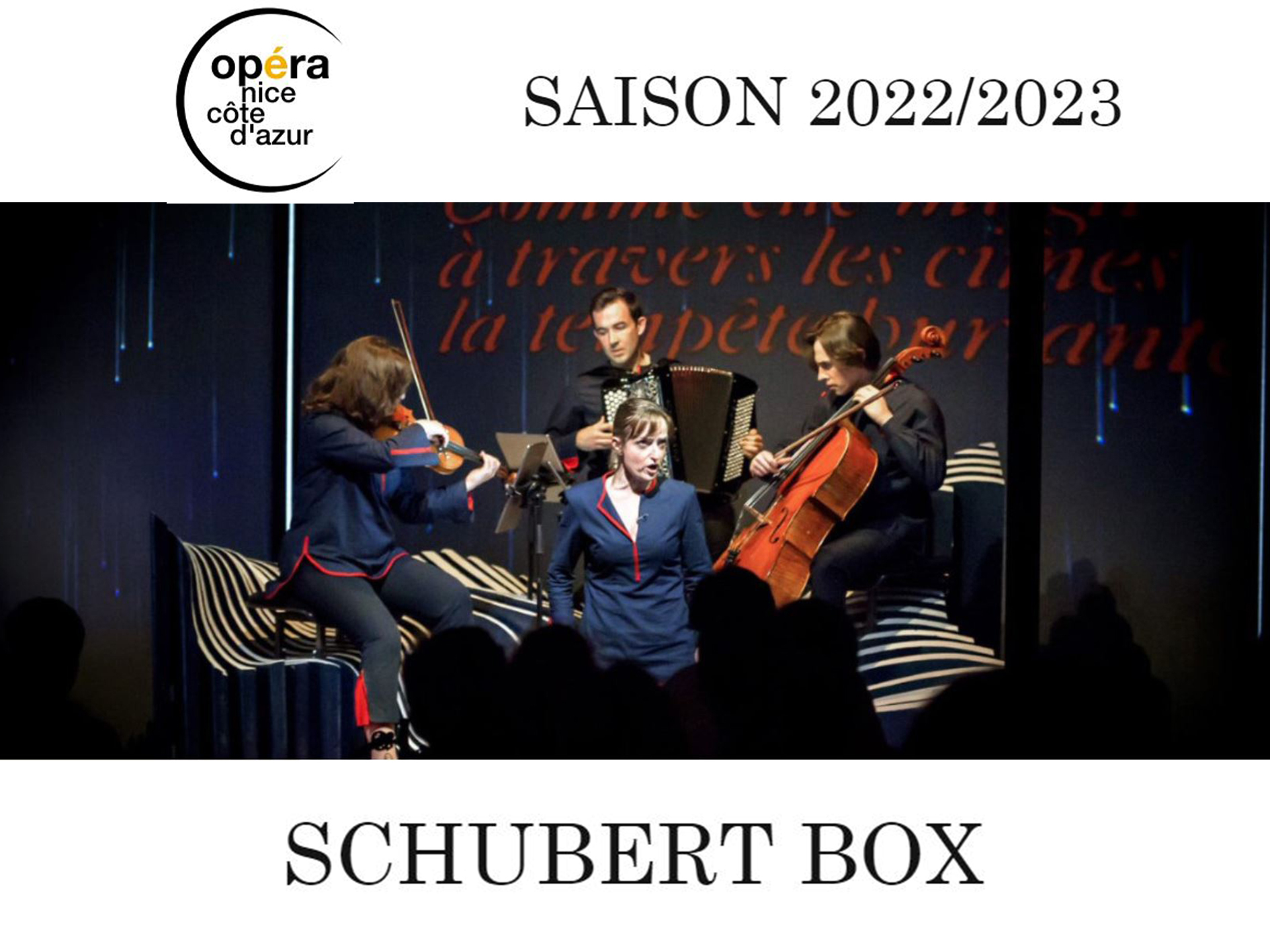 Schubert Box - Nice Opera house (2023) (Production - Nice, france ...