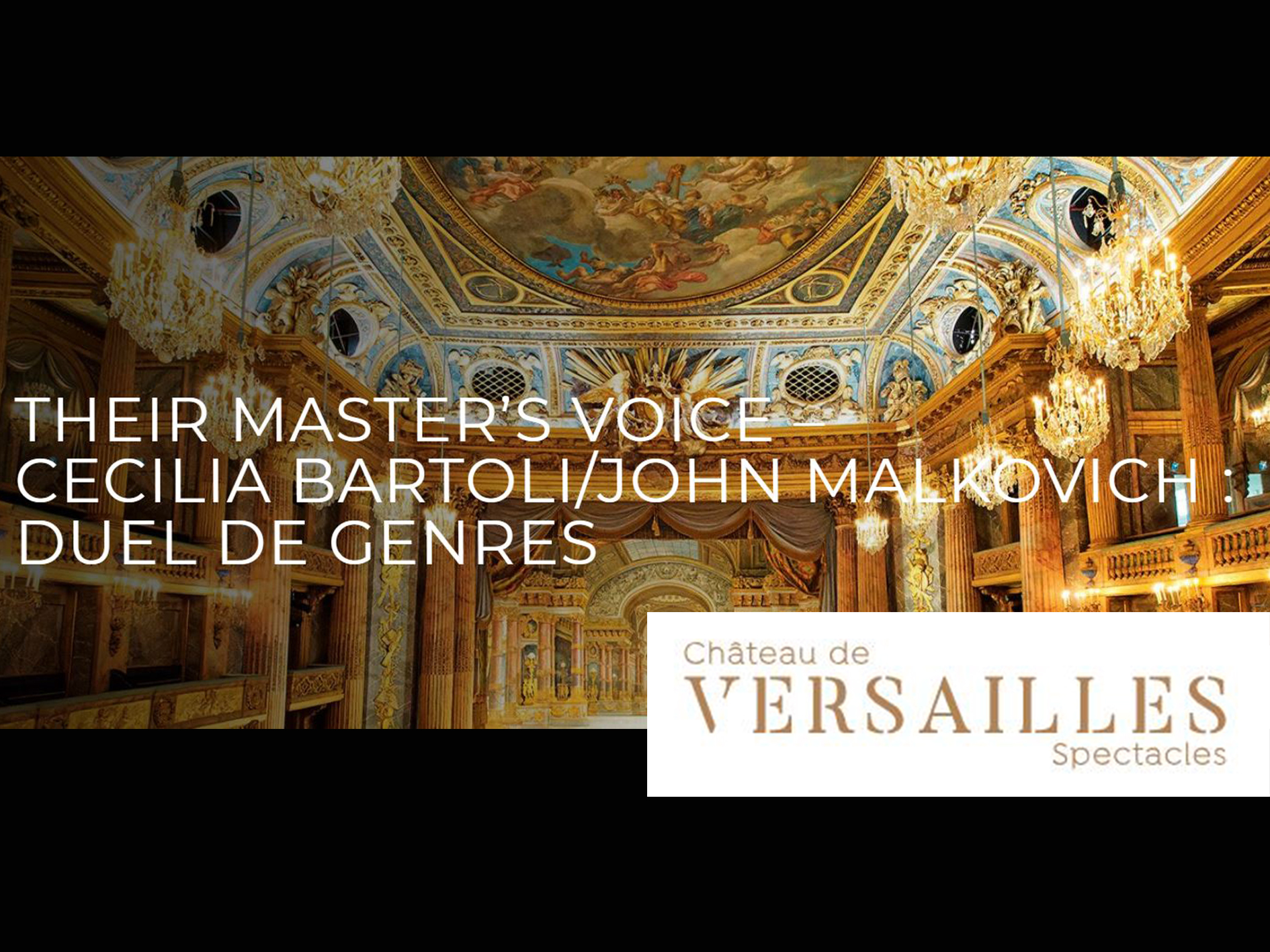 Their Master’s Voice - Versailles Opera house (2024) (Production ...