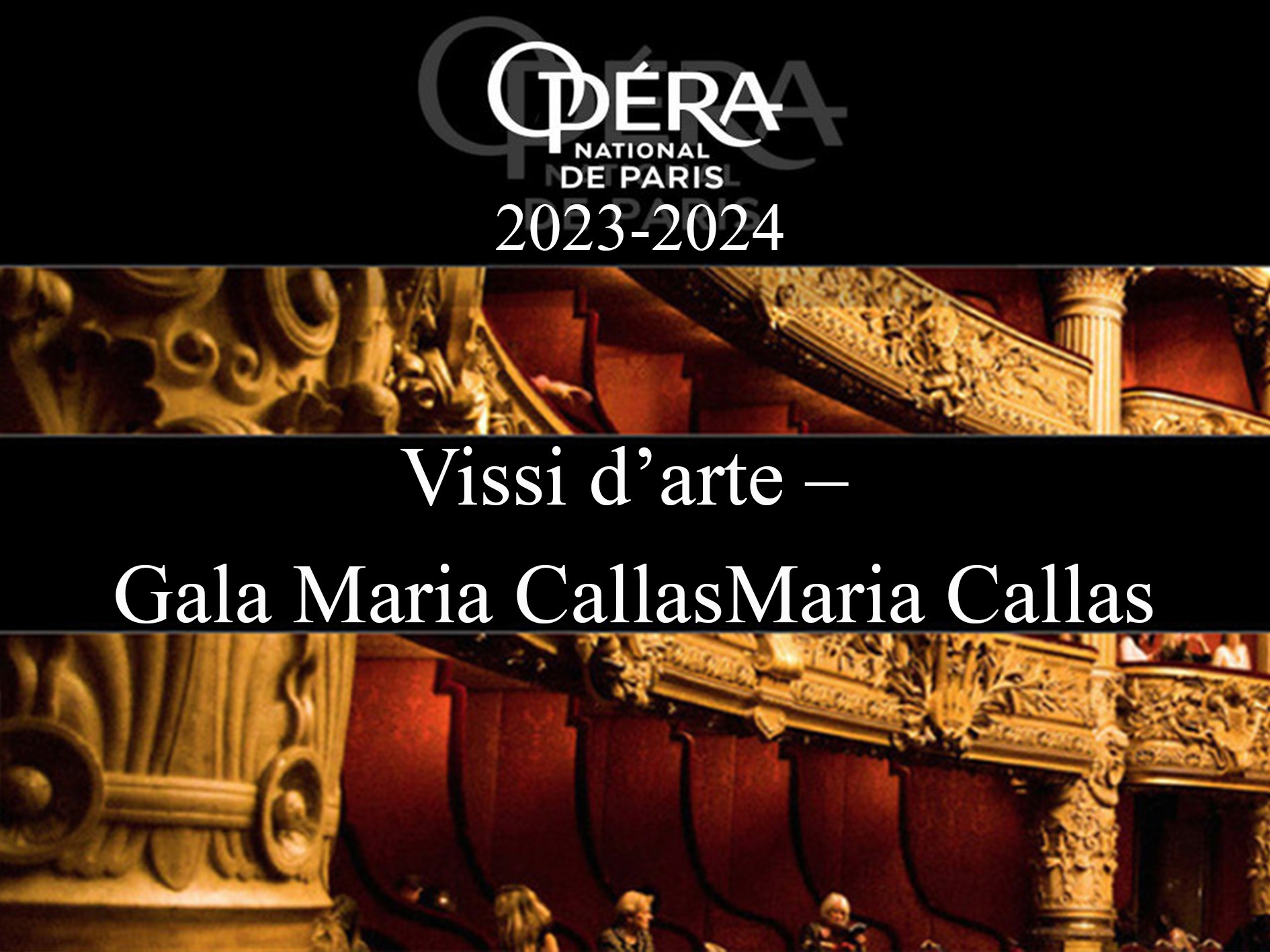 Vissi d’arte – Gala Maria Callas - Opéra National de Paris - Palais ...