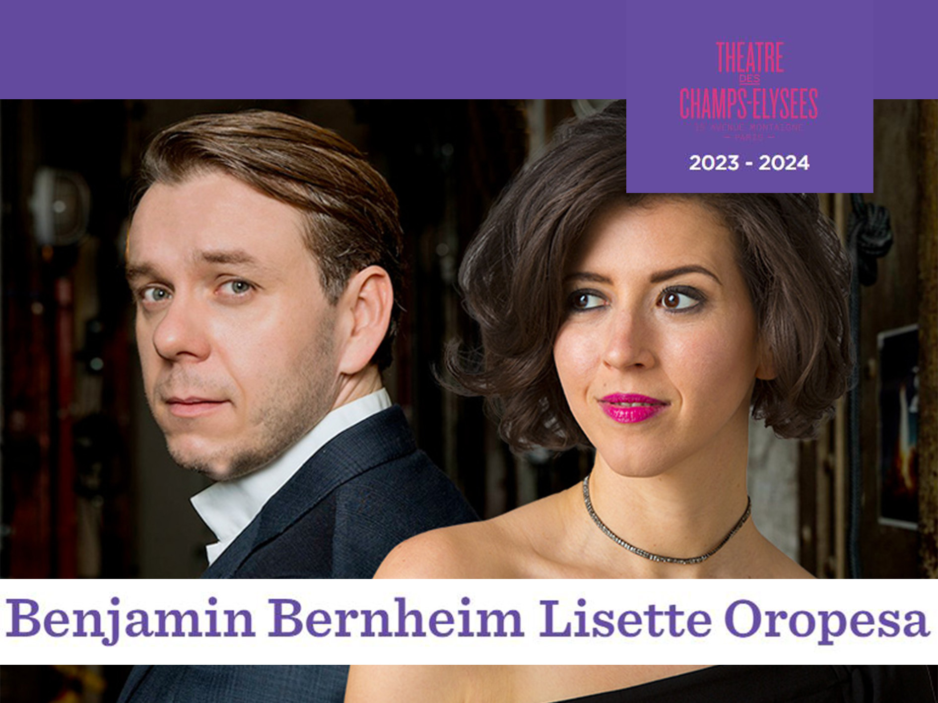 Concert Lisette Oropesa & Benjamin Bernheim - Théâtre des Champs ...