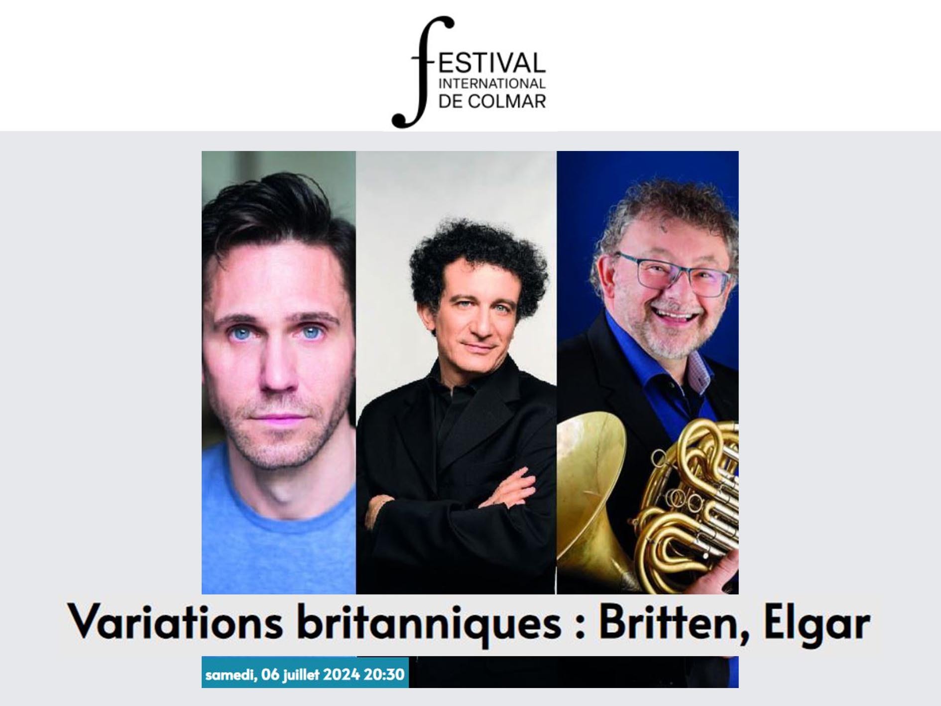 British variations - Colmar Festival (2024) (Production - Colmar ...
