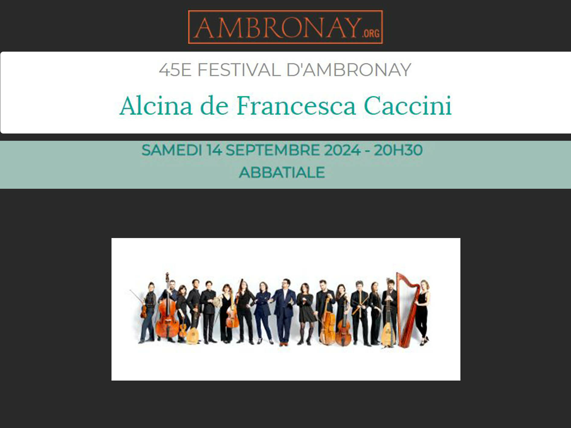 La liberazione di Ruggiero dall'isola d'Alcina - Ambronay Festival ...